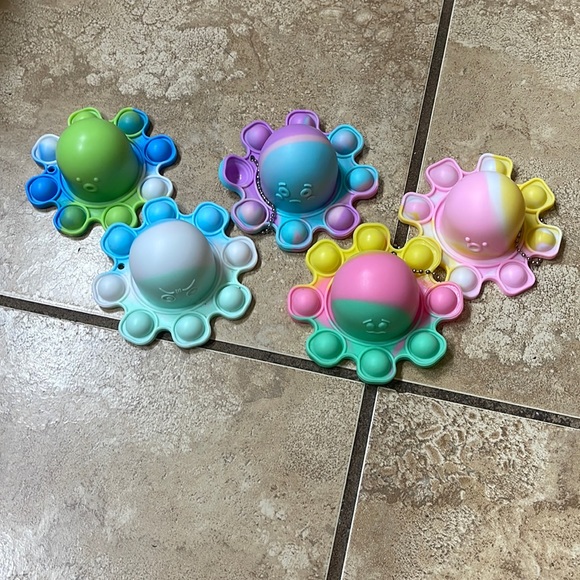 Toys | Fidgets 5 Octopus Pop It | Poshmark